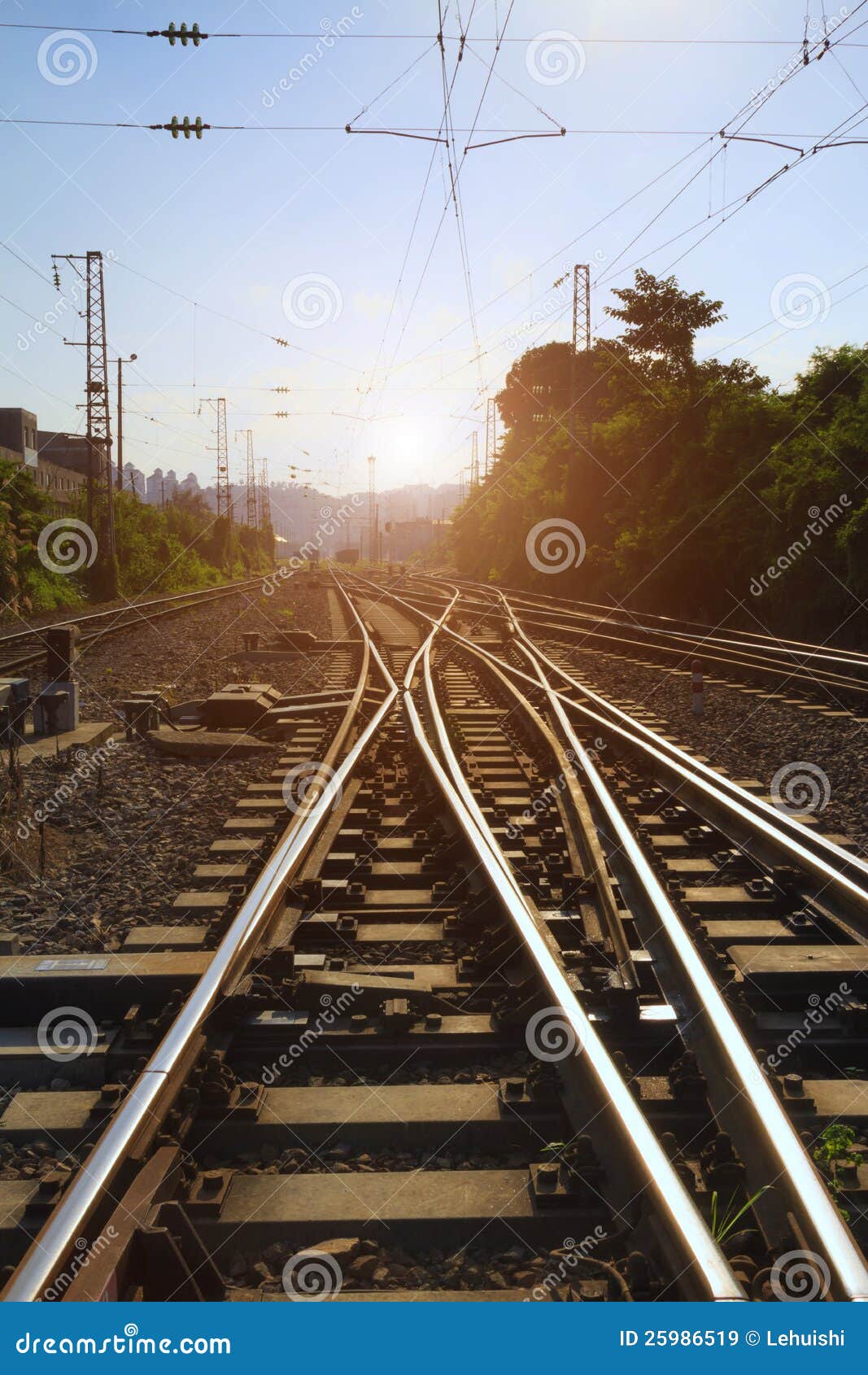 The way forward railway stock image. Image of journey - 25986519