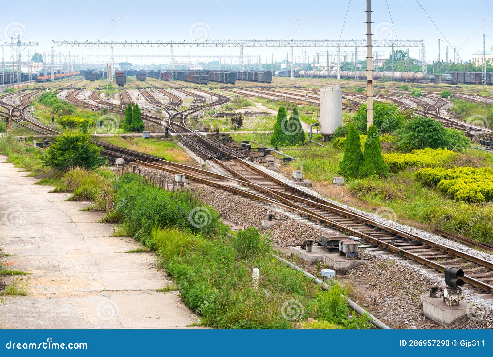 The way forward railway stock photo. Image of junction - 286957290