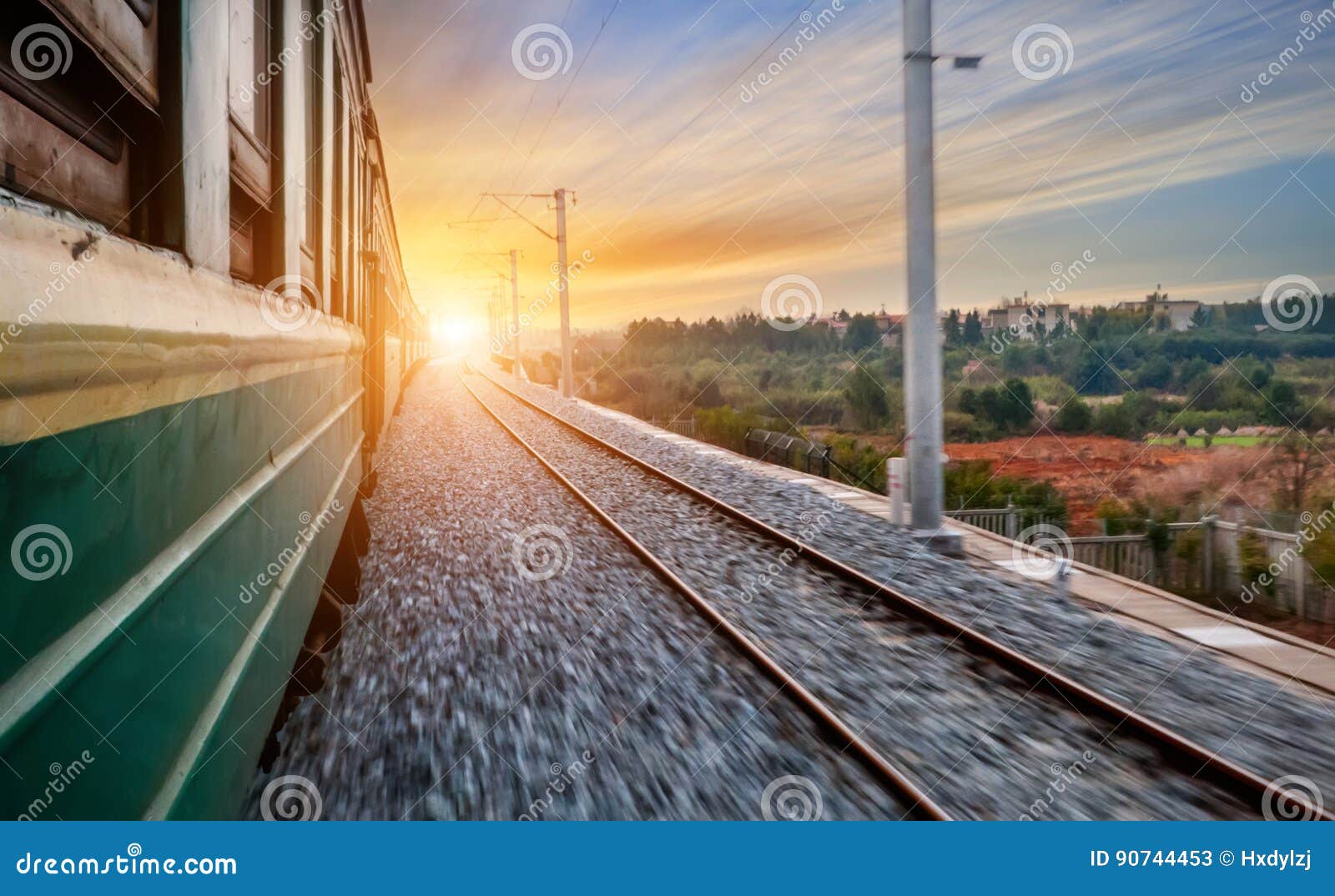 The way forward railway stock image. Image of form, countryside - 90744453