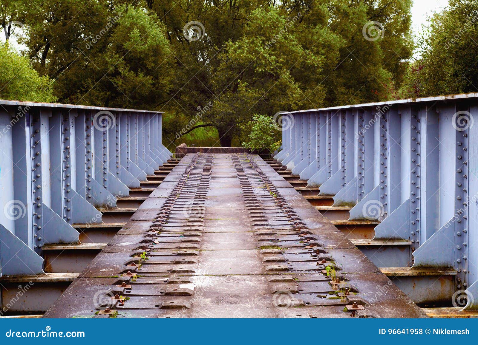 Way Forward on the Unfinished Bridge Stock Photo - Image of background ...