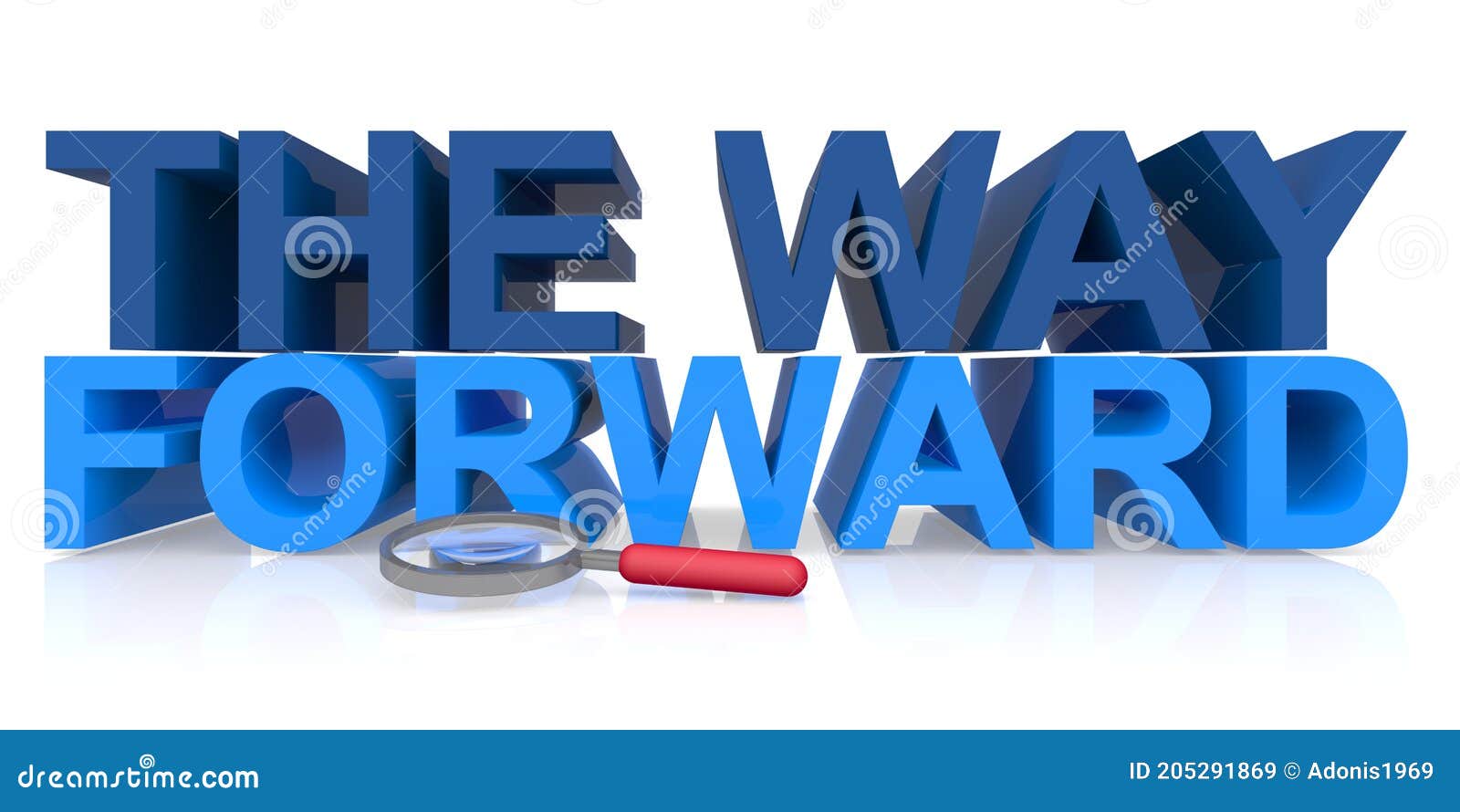 The way forward on white stock illustration. Illustration of group ... The way forward on white stock illustration. Illustration of group ...