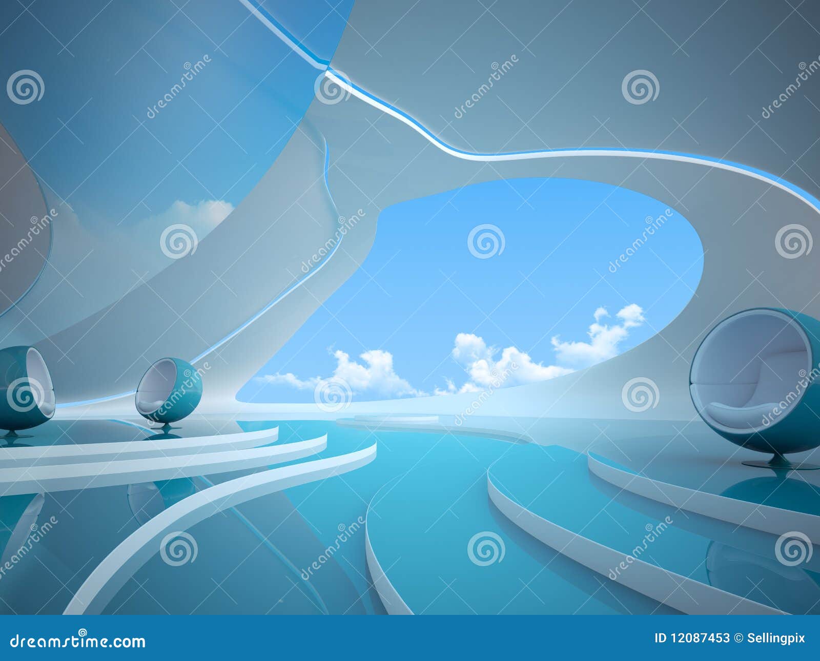 The way future looks like stock illustration. Illustration of concept ...