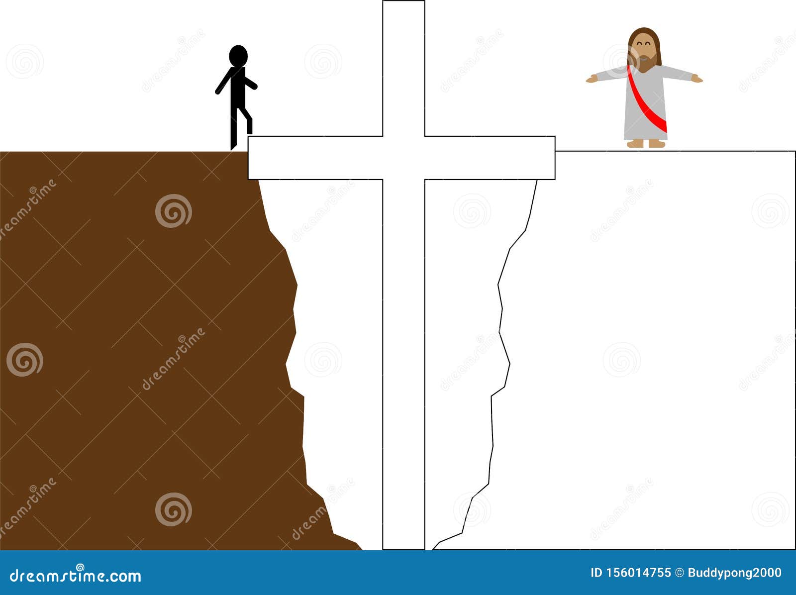 Way of God Concept Icon Cartoon - Vector Stock Vector - Illustration of ...