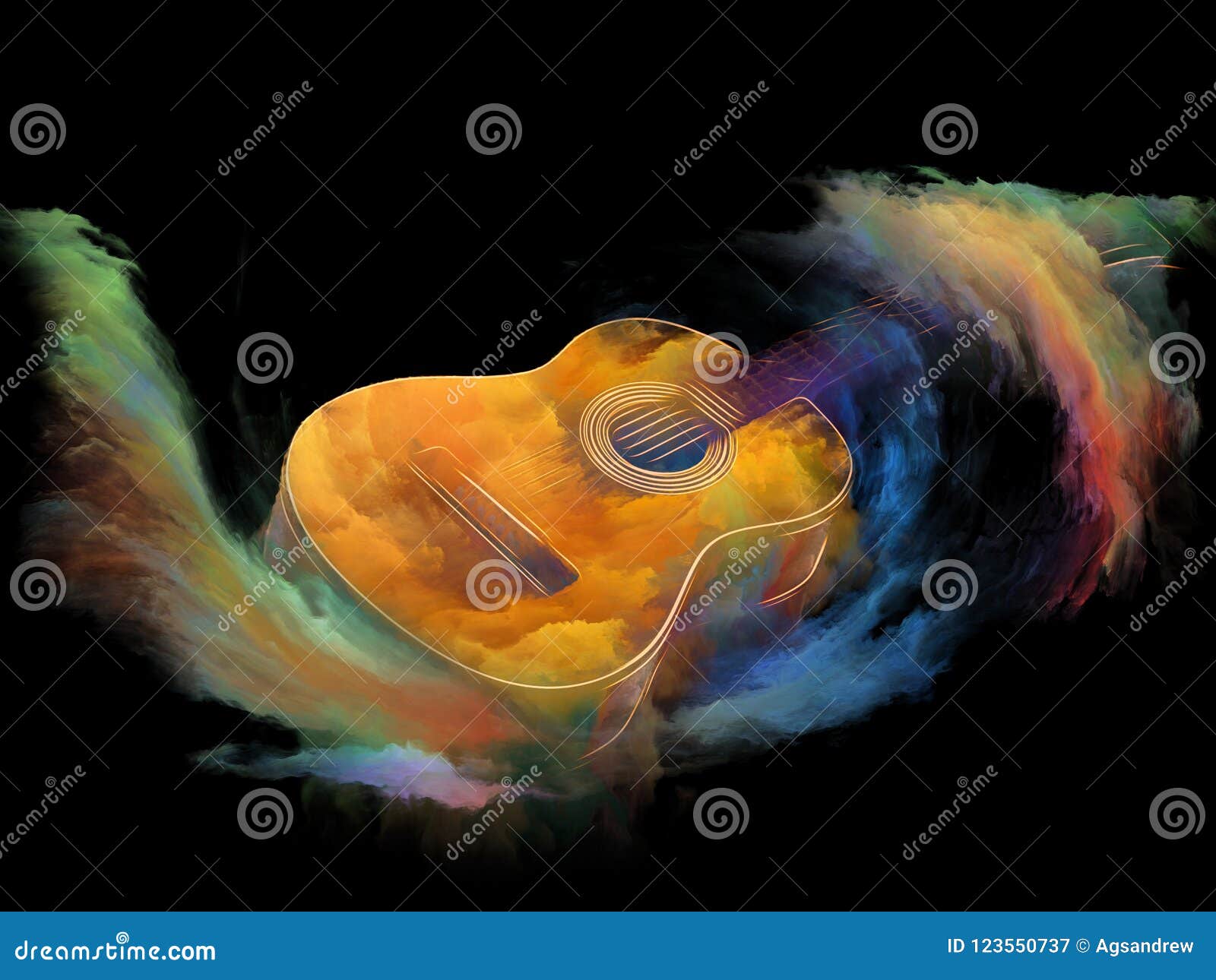 Visualization Guitar Stock Illustrations – 98 Visualization Guitar ...