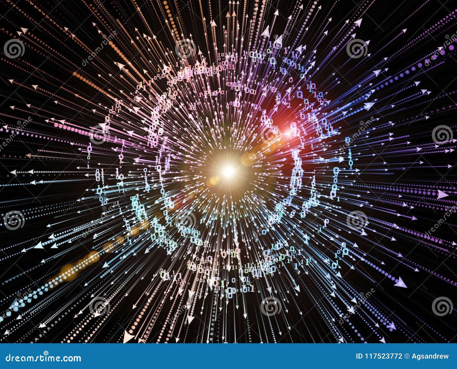 Way of Integers stock illustration. Illustration of design - 117523772