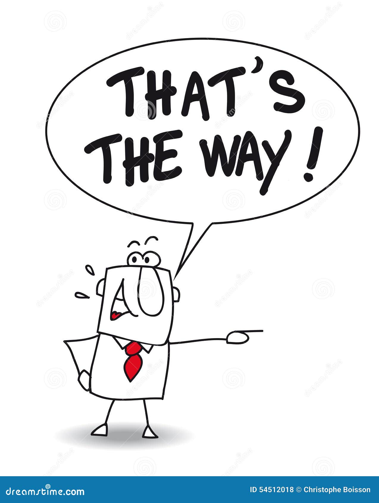 That is the way stock vector. Illustration of road, follow - 54512018