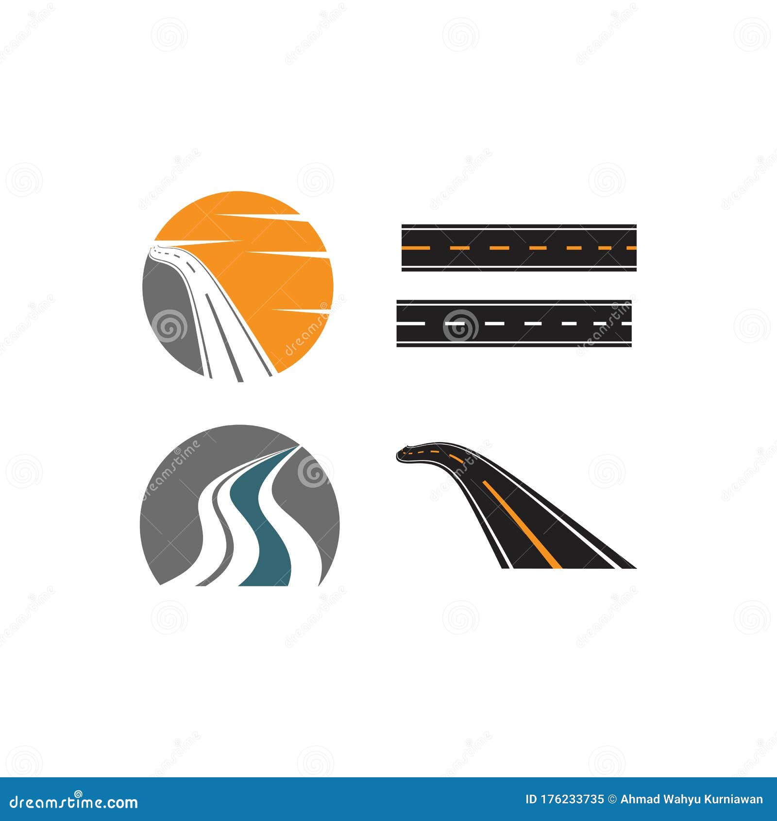 Way logo vector stock vector. Illustration of asphalt - 176233735