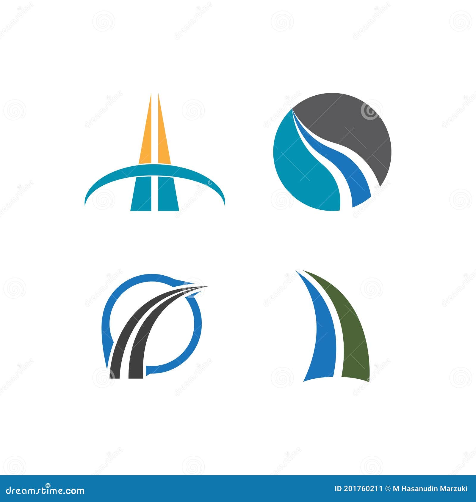 Way logo vector stock illustration. Illustration of asphalt - 201760211