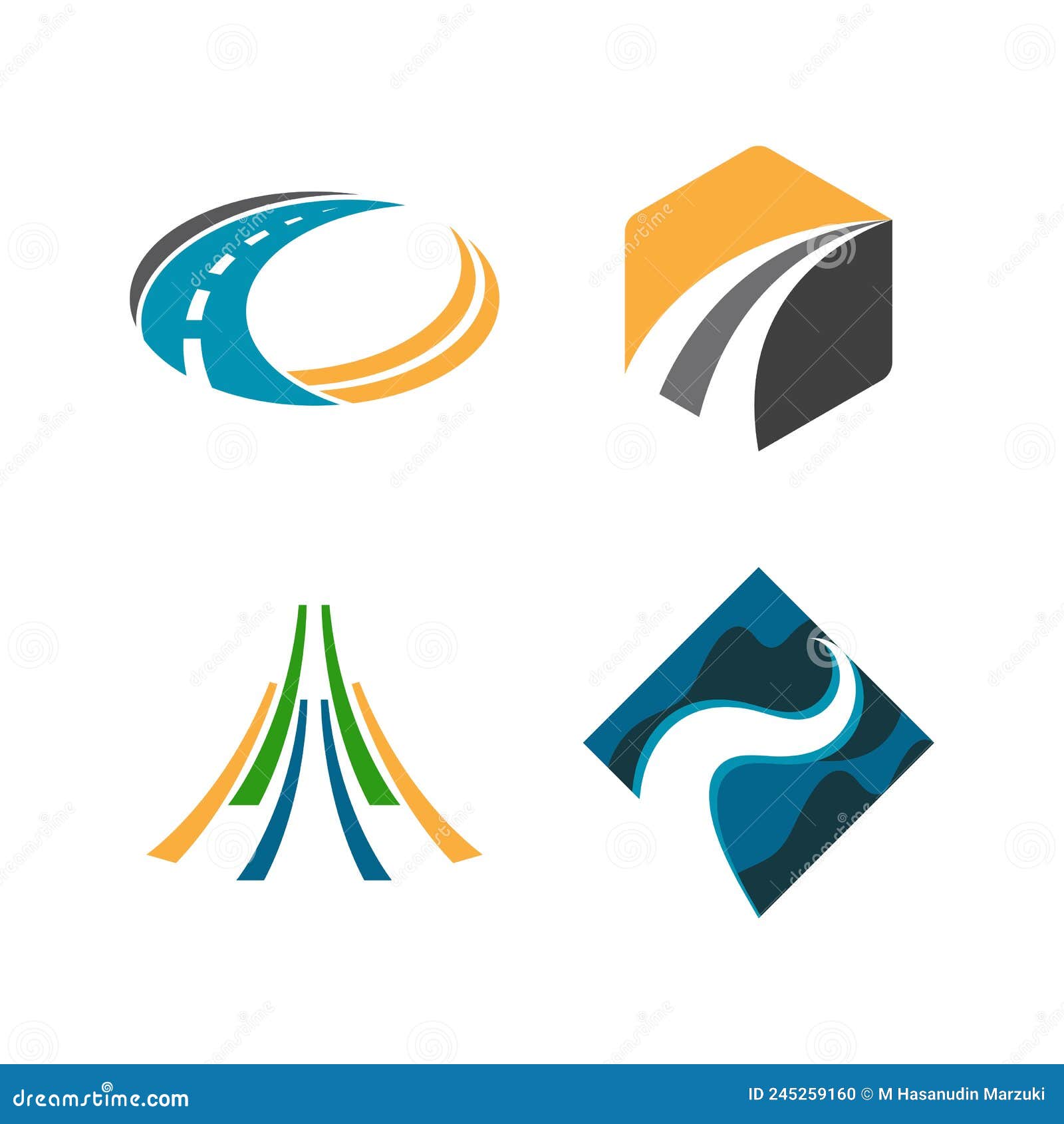 Way logo vector stock illustration. Illustration of route - 245259160