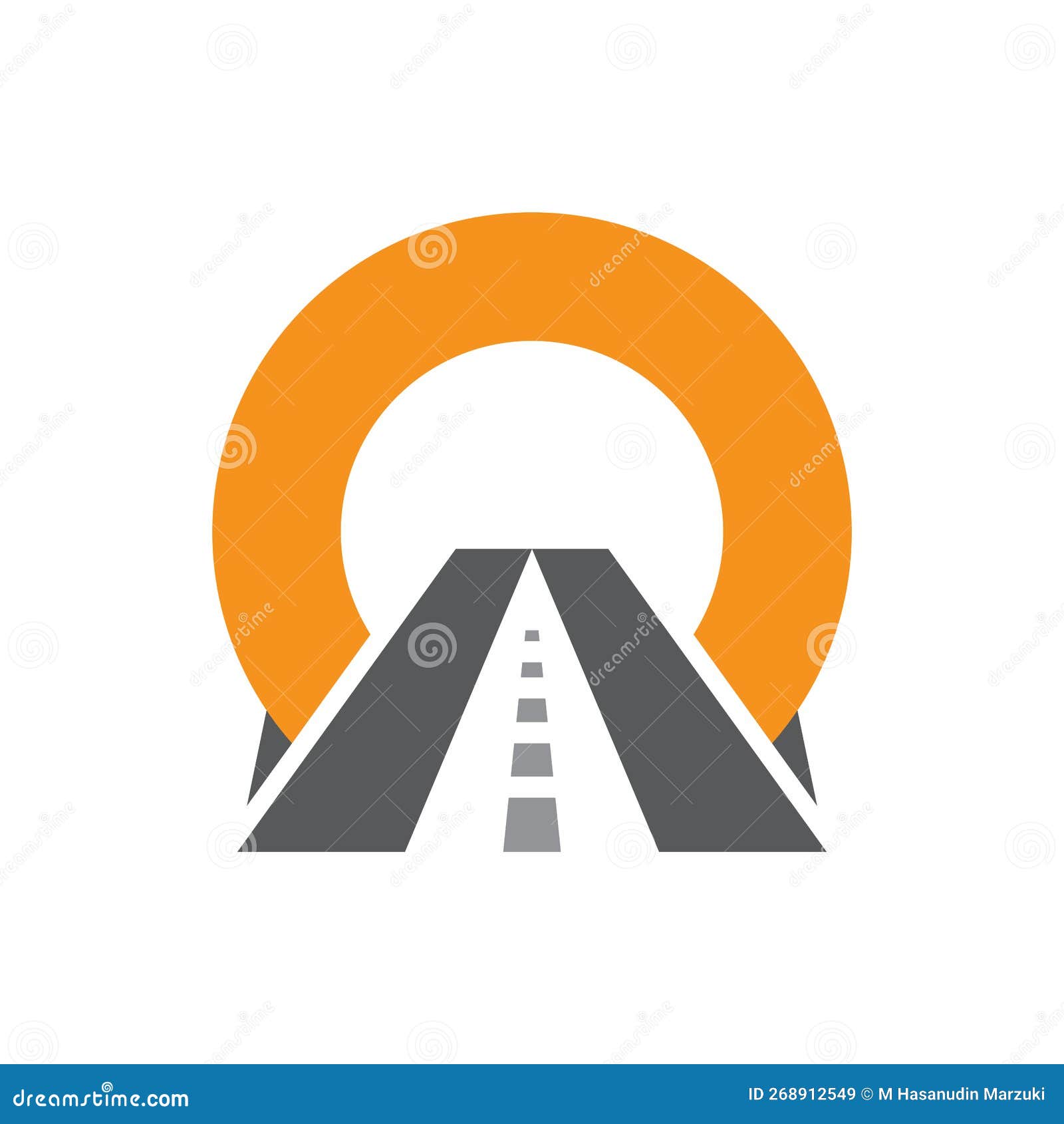 Way logo vector stock illustration. Illustration of asphalt - 268912549