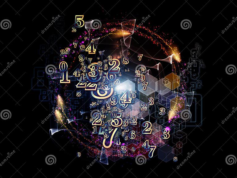 Way of Numbers stock illustration. Illustration of knowledge - 28631340