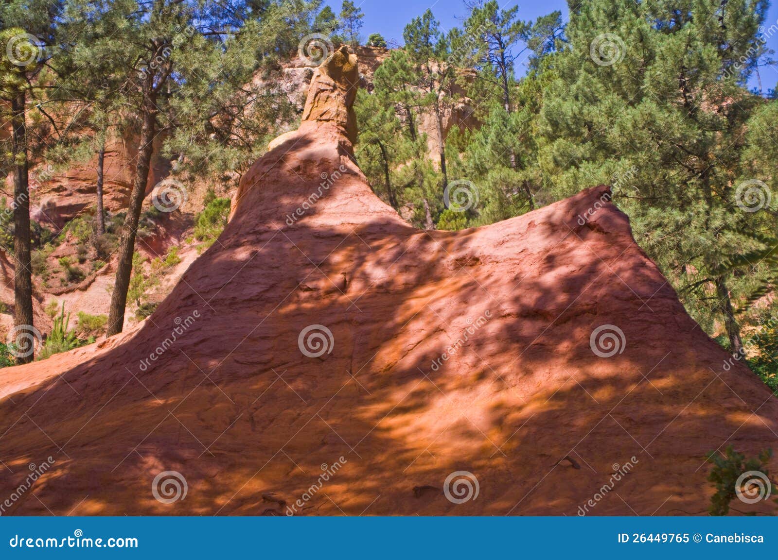Way of ocher stock image. Image of natural, colorado - 26449765