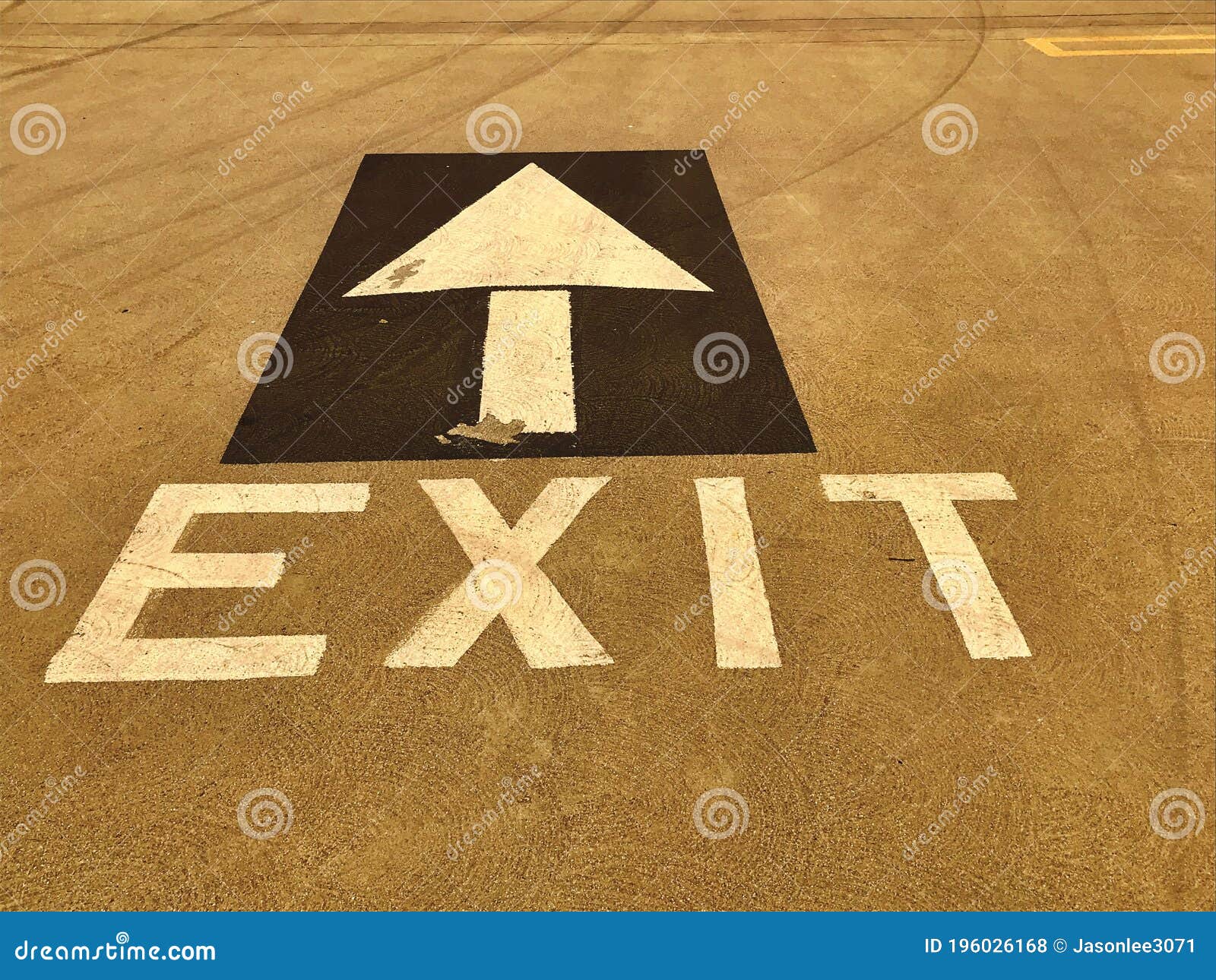 The way out stock photo. Image of parkinglot, ground - 196026168