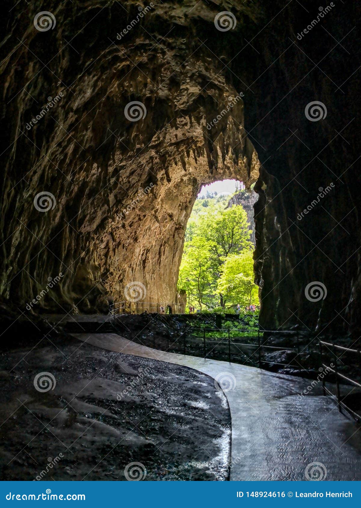 Grotto And Pathway Of Cavern Temple Stock Photo | CartoonDealer.com ...