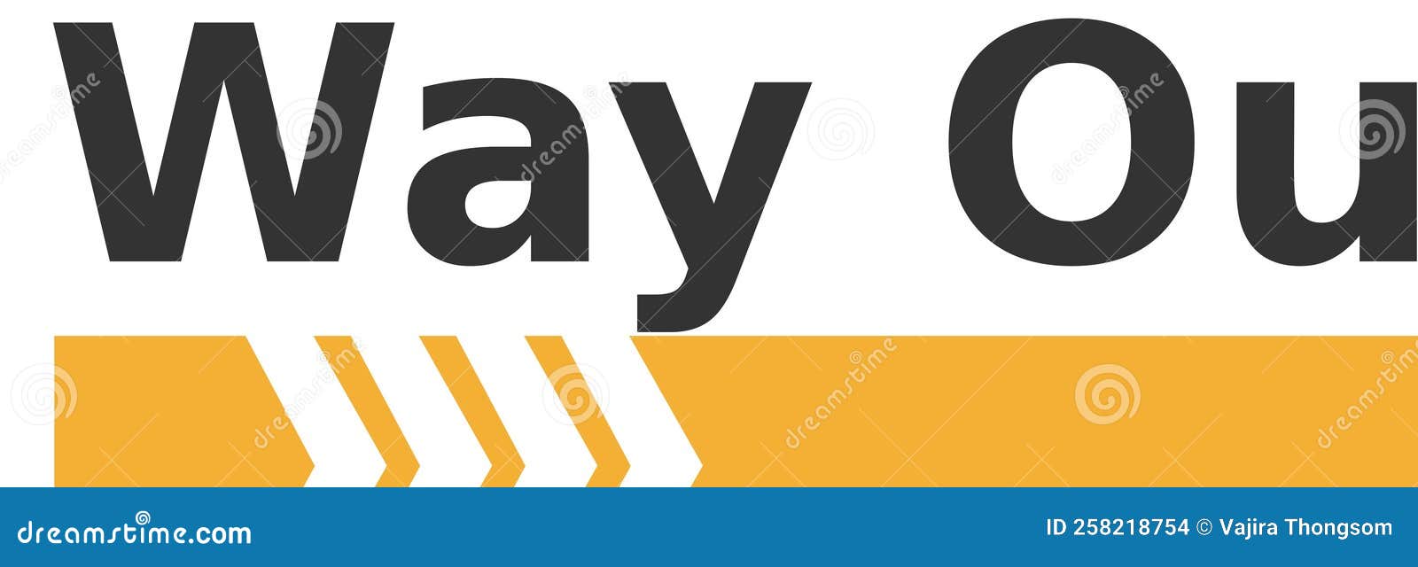 Way Out Sign, Car Park Building Vector Illustration Stock Vector ...