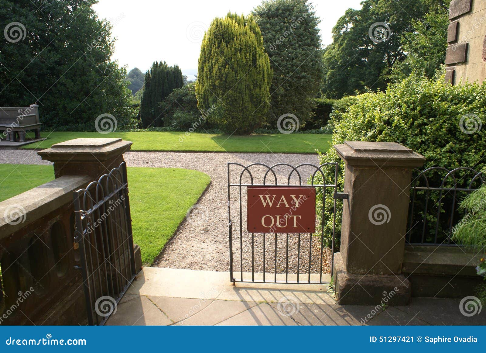 Way out sign stock image. Image of outdoor, directing - 51297421