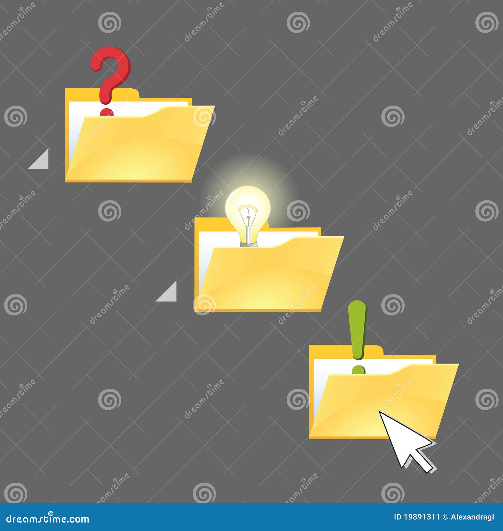 Way from Problem To Solution. Stock Vector - Illustration of ...