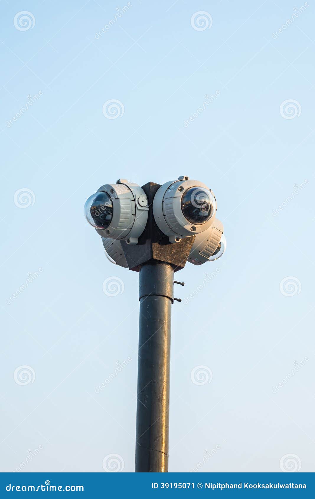 4 way round CCTV stock image. Image of view, traffic - 39195071