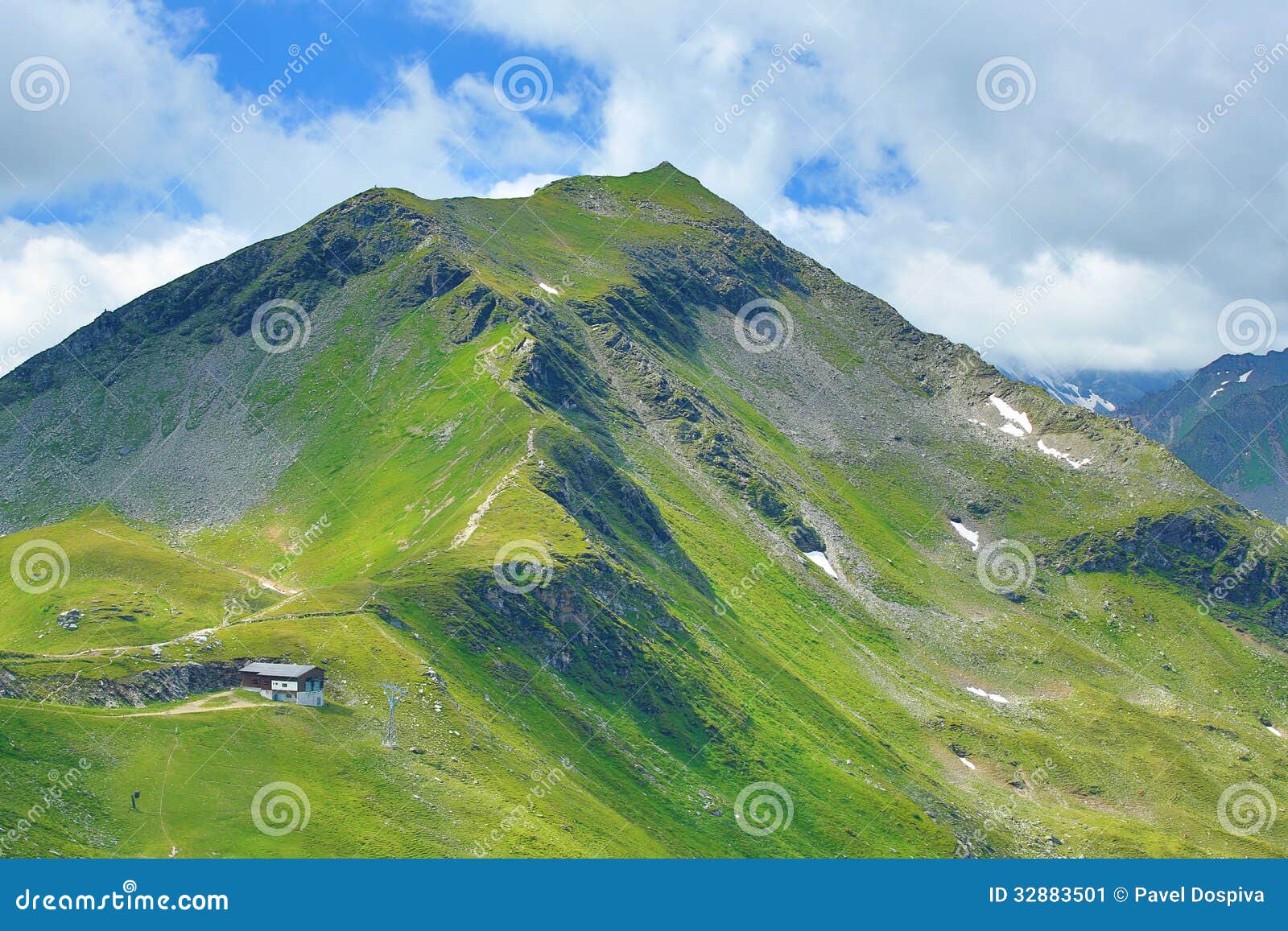 The Way from Stubnerkogel, Bad Gastein, Funicular, Austria Stock Image ...