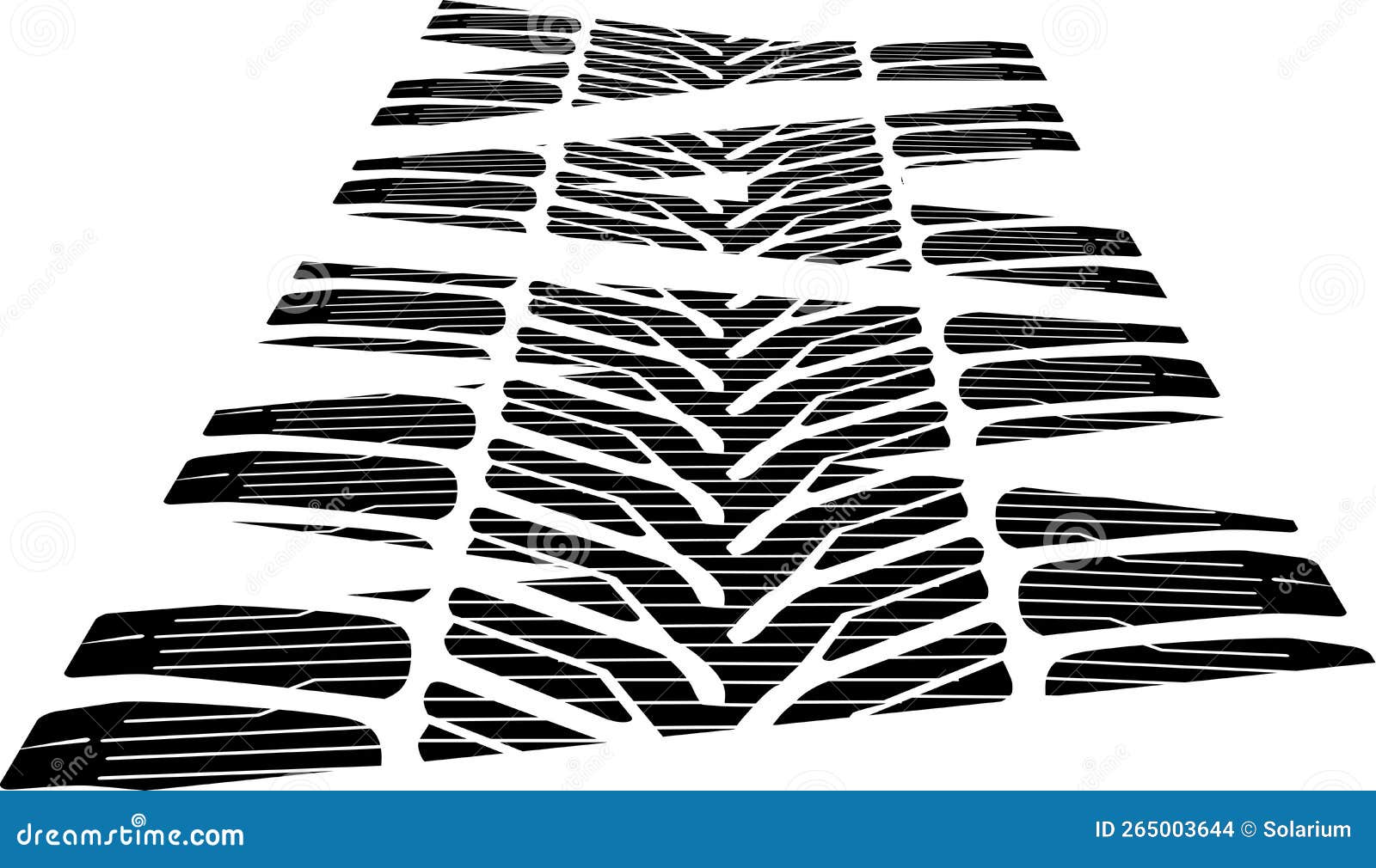 Way stock vector. Illustration of imprints, skid, tract - 265003644