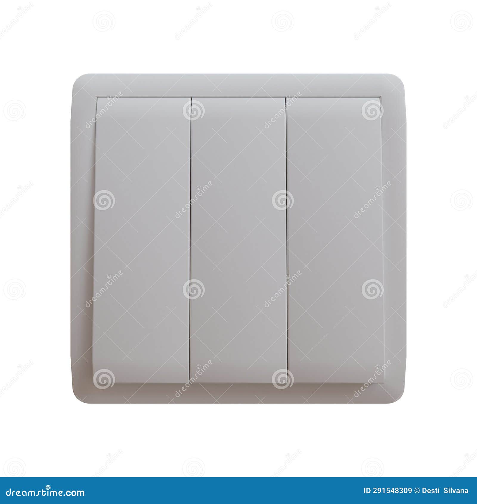 3 Way Switch 3D Render Illustration Stock Illustration - Illustration ...