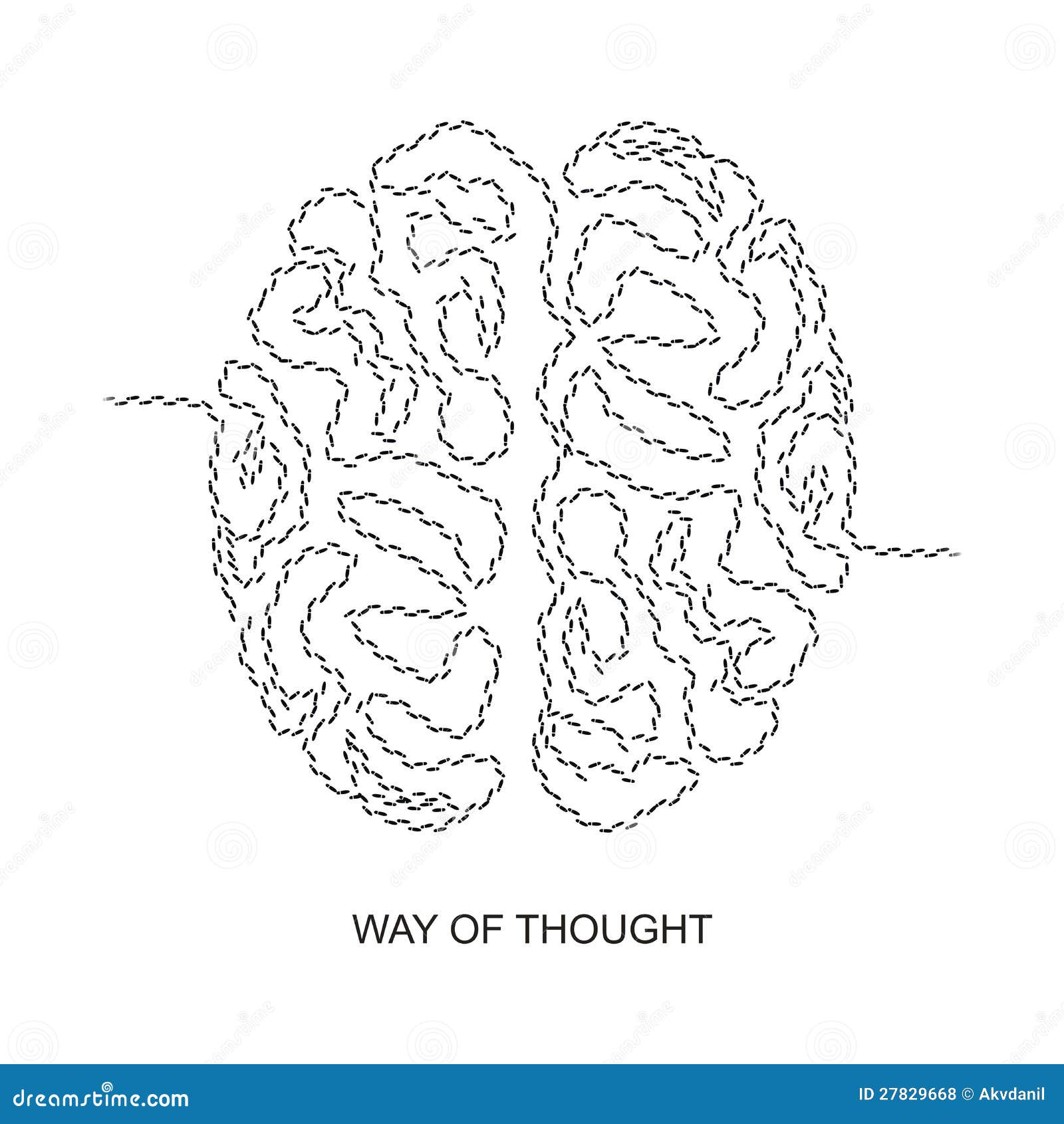 Way of thought stock vector. Illustration of thought - 27829668