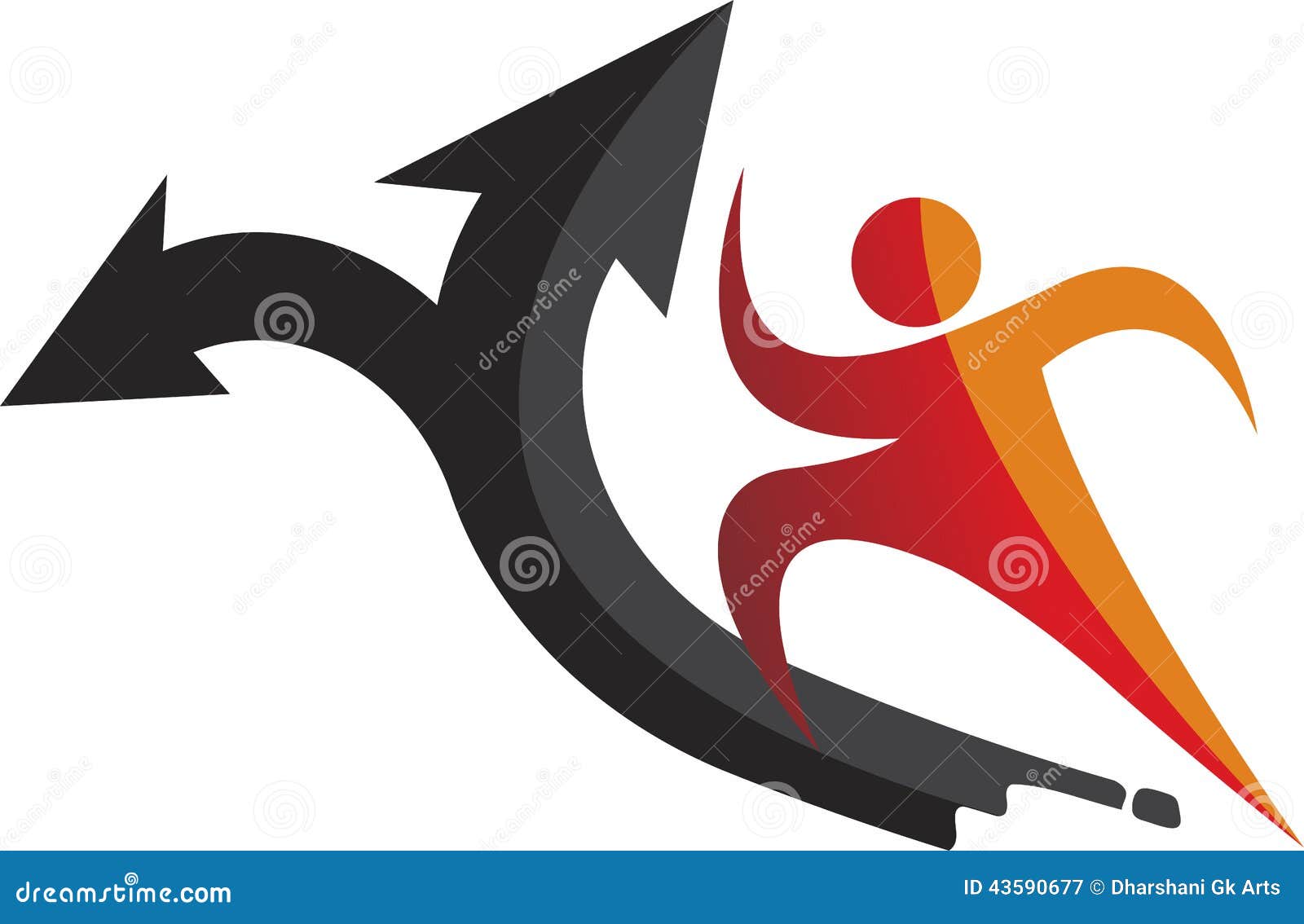 Way to aim logo stock vector. Illustration of double - 43590677