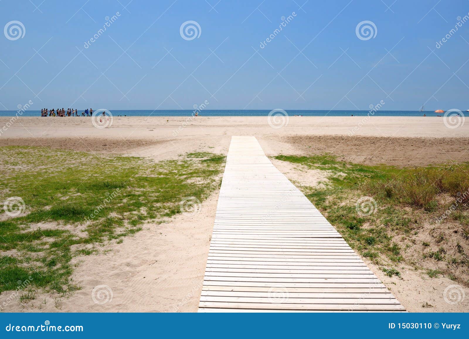 Way to the beach stock photo. Image of resort, spain - 15030110