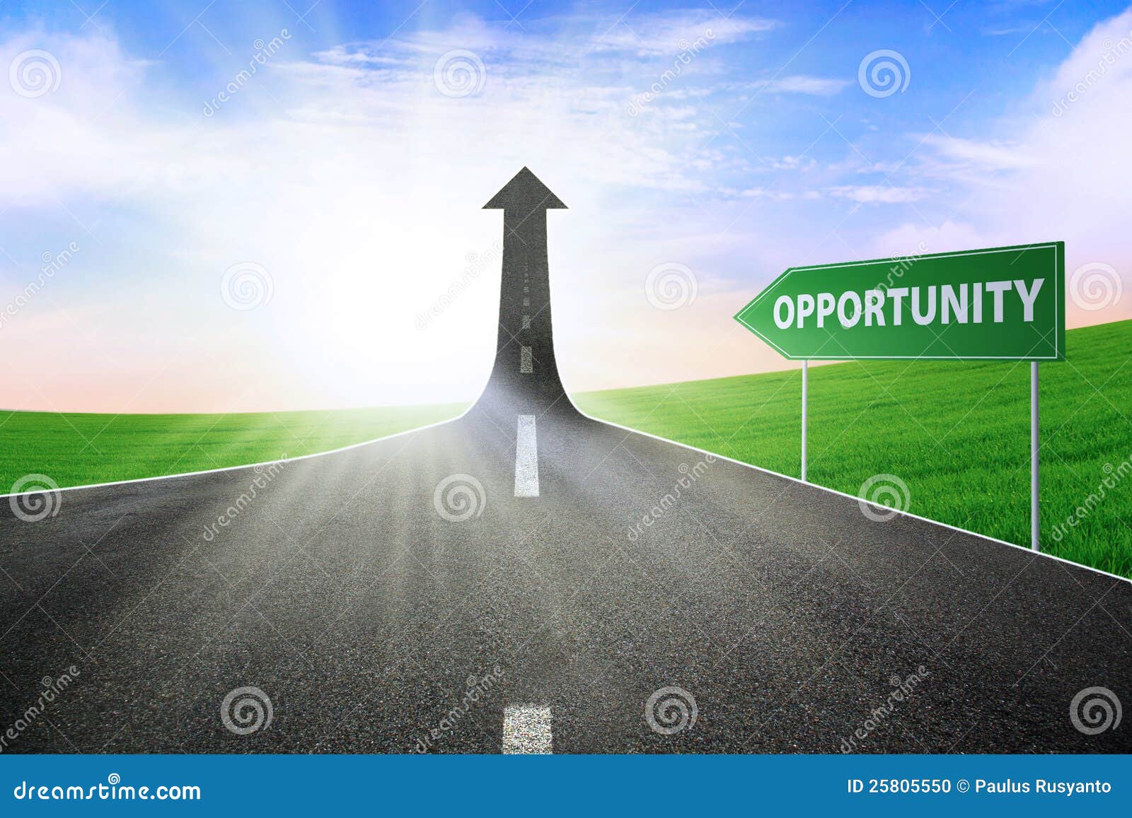 The Way To Gain Opportunity Stock Illustration - Illustration of career ...