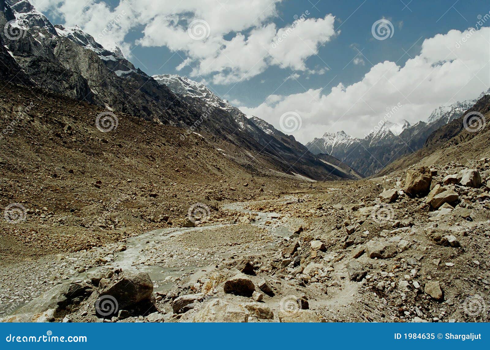 The Way To the Ganges Spring, #2 Stock Image - Image of environment ...