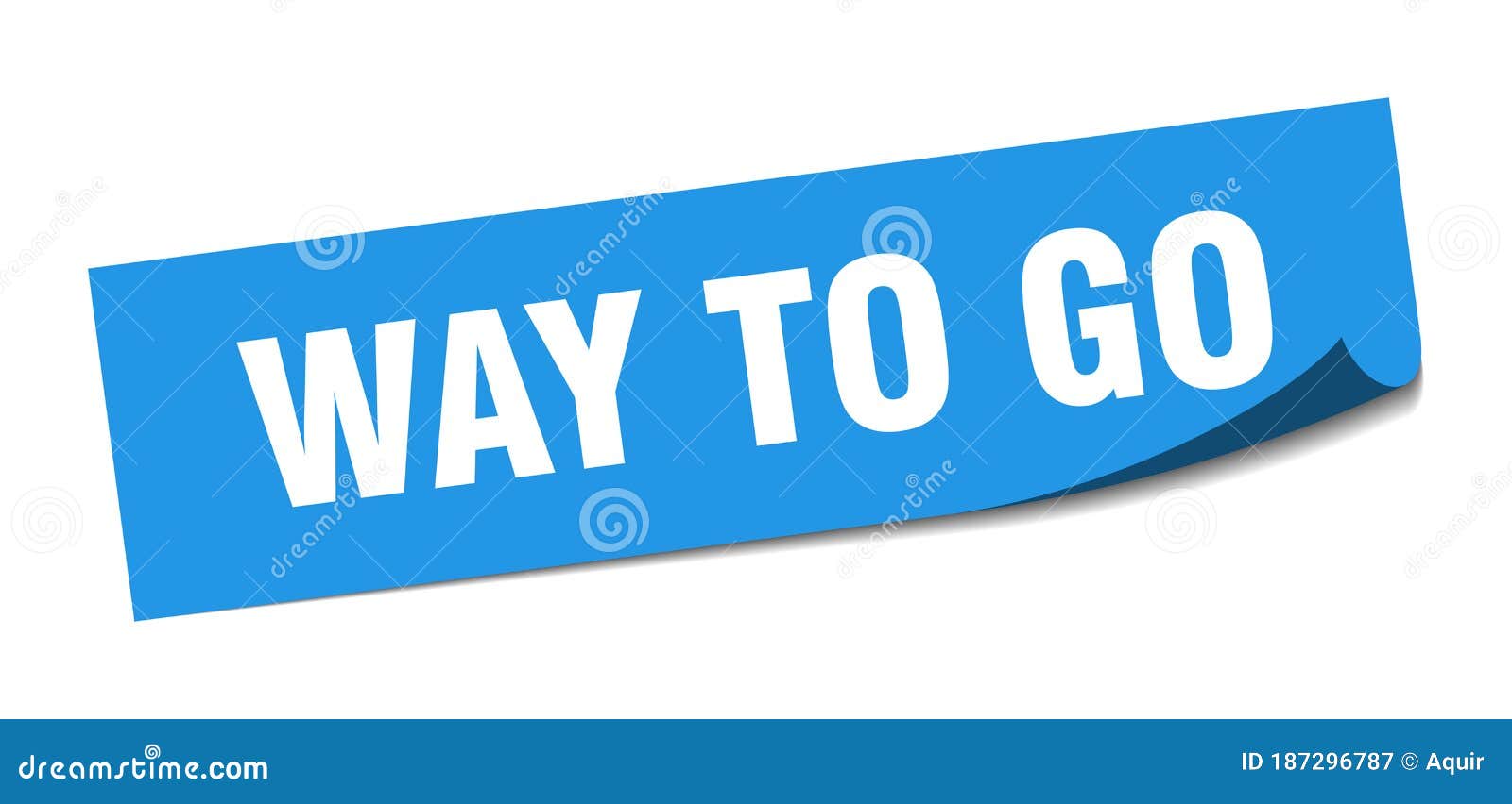 Way To Go Sticker. Way To Go Square Isolated Sign Stock Vector ...