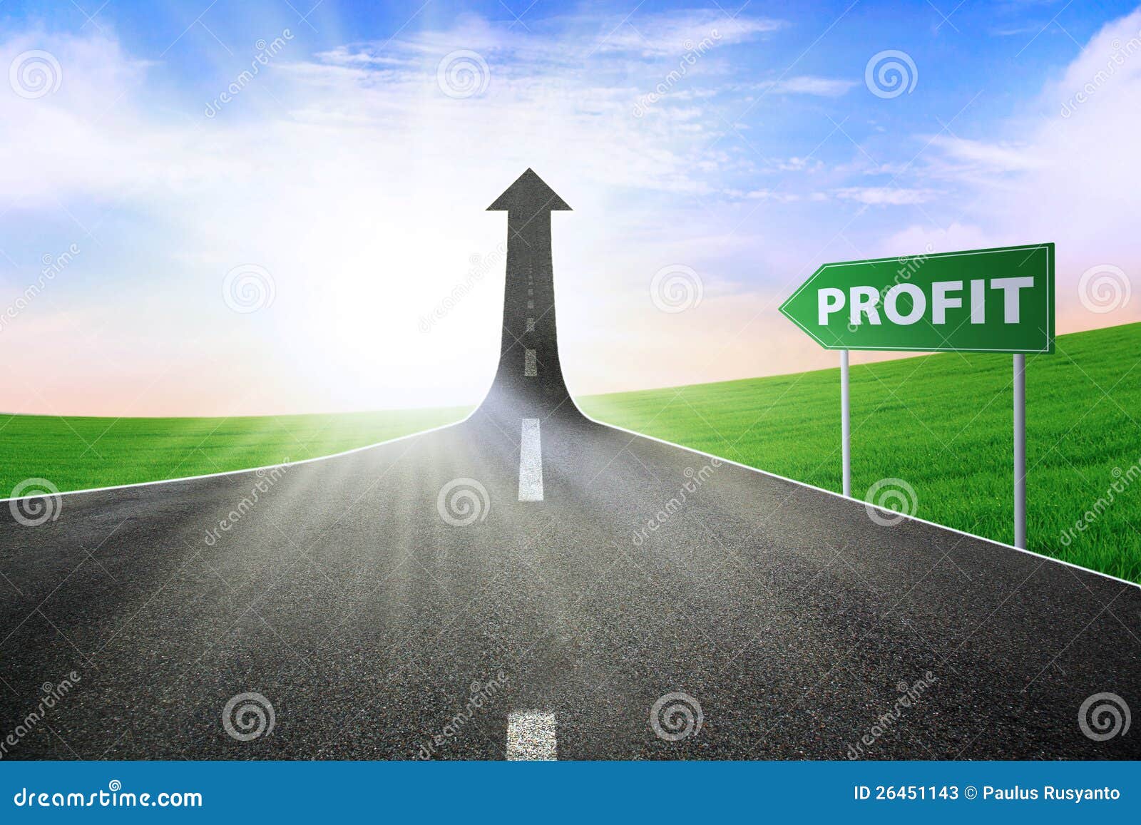The way to improve profit stock image. Image of idea - 26451143