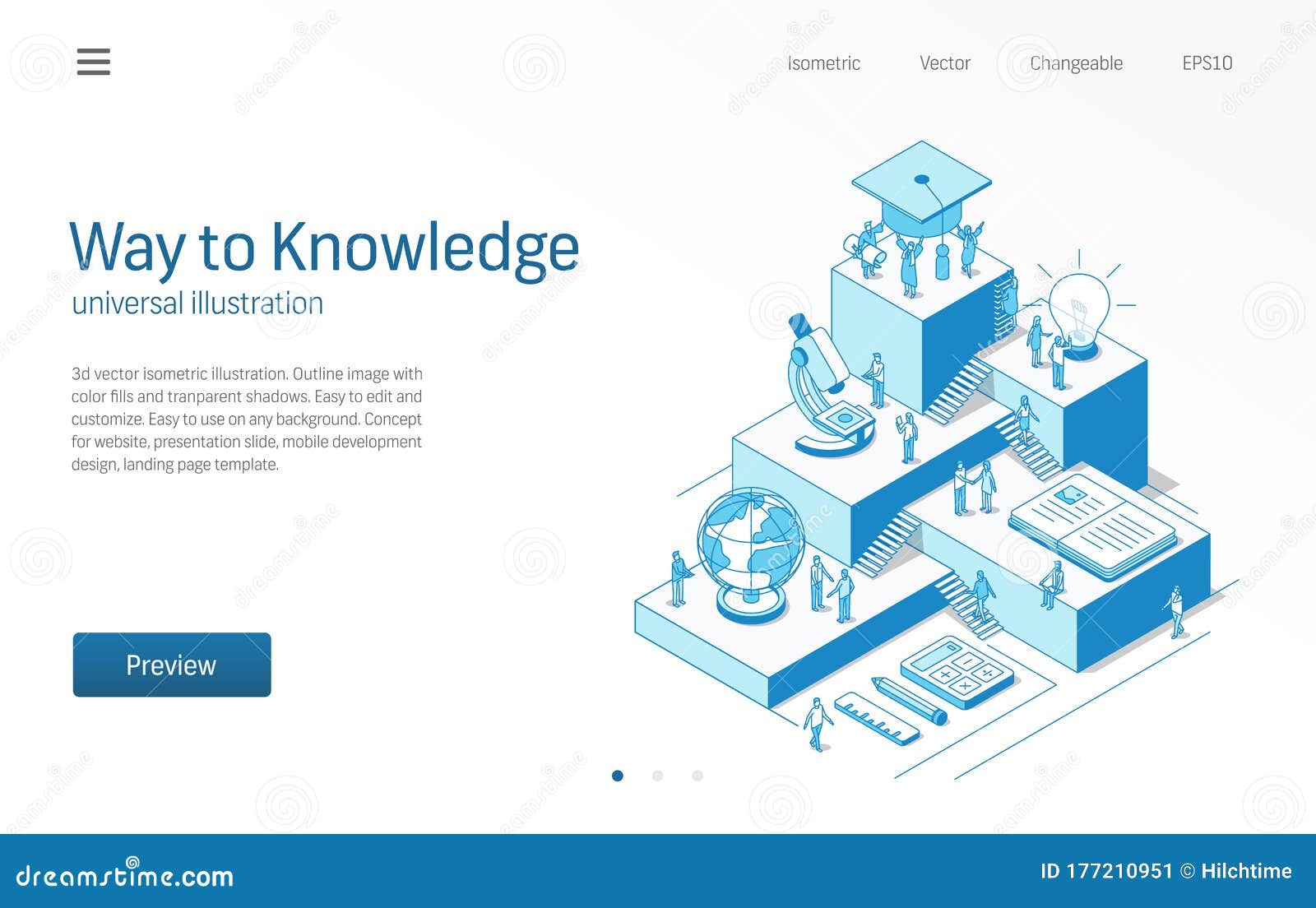 Way To Knowledge. Learning Students Teamwork. Education System Modern ...