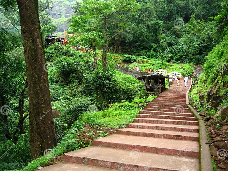 Way to Marleshwar Mountain stock image. Image of mount - 3210473