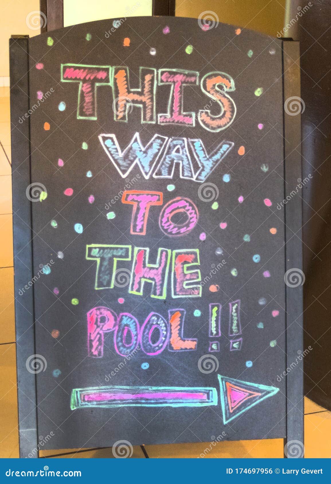 This way to the pool stock photo. Image of fresh, light - 174697956