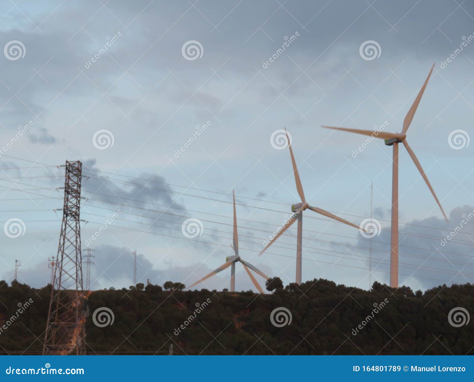 Way To Produce Electrical Energy And Transport Stock Image ...