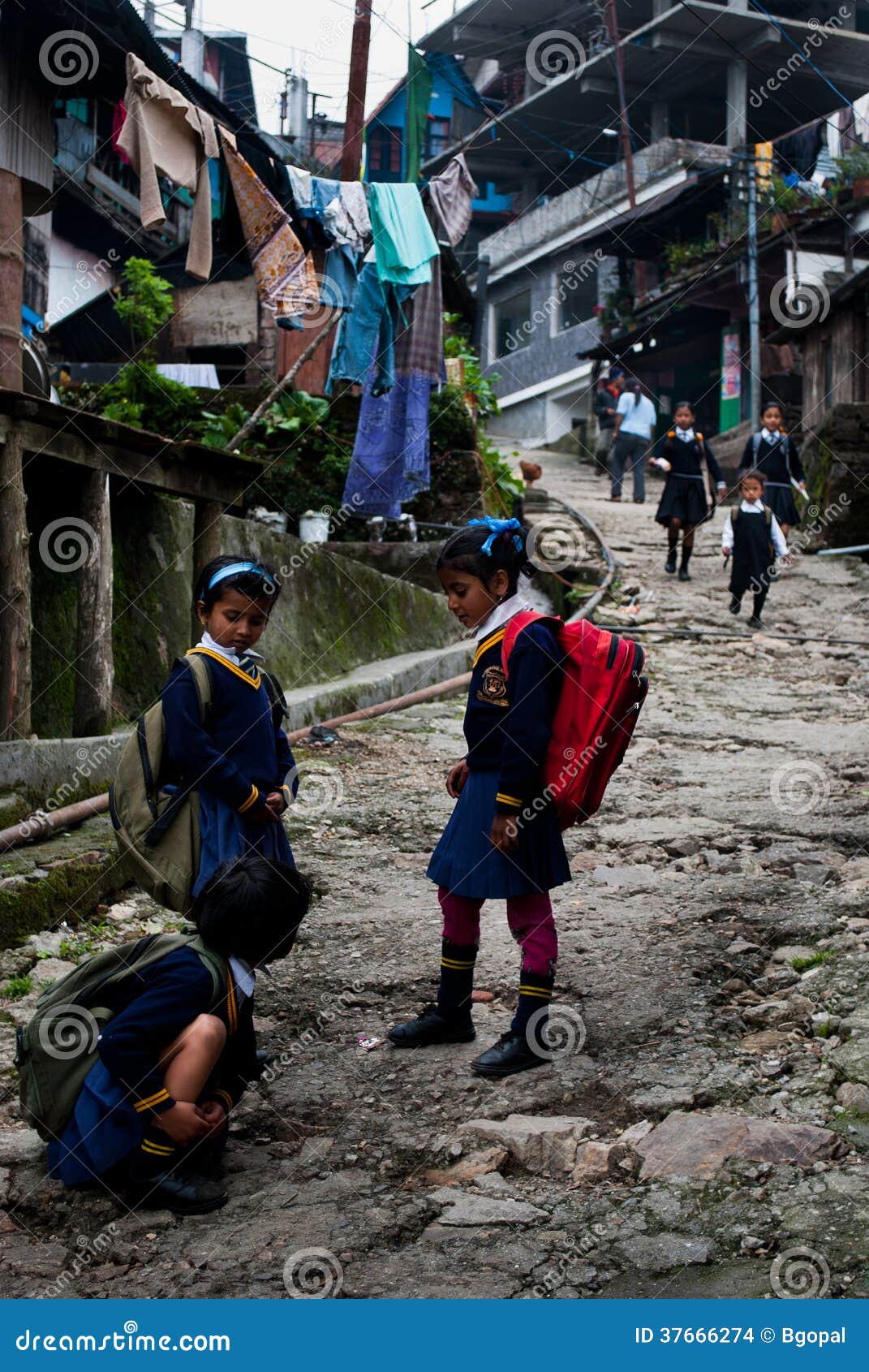 On the way to school editorial stock image. Image of lava - 37666274