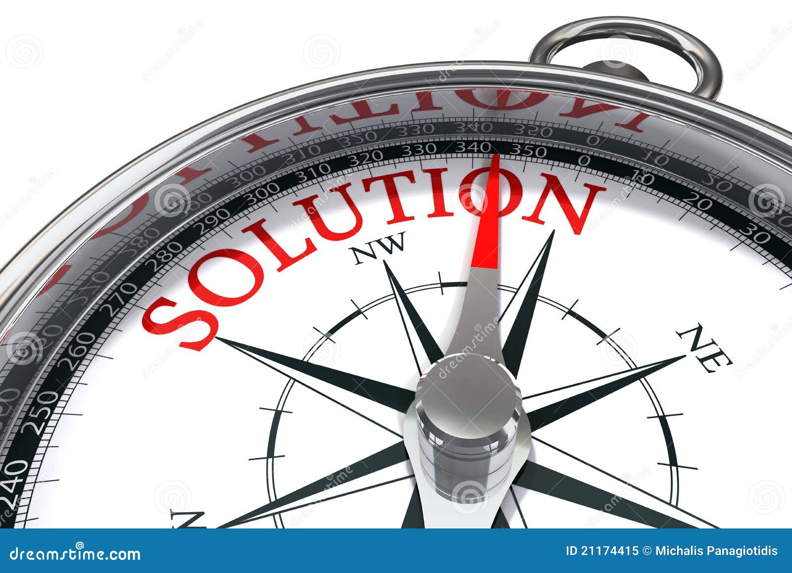 The way to the solution stock illustration. Illustration of think ...