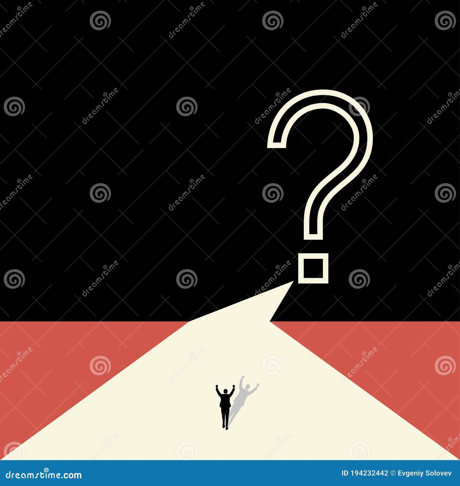 The Way To Solve the Problem. Business Concept and Ideas of the Winner ...