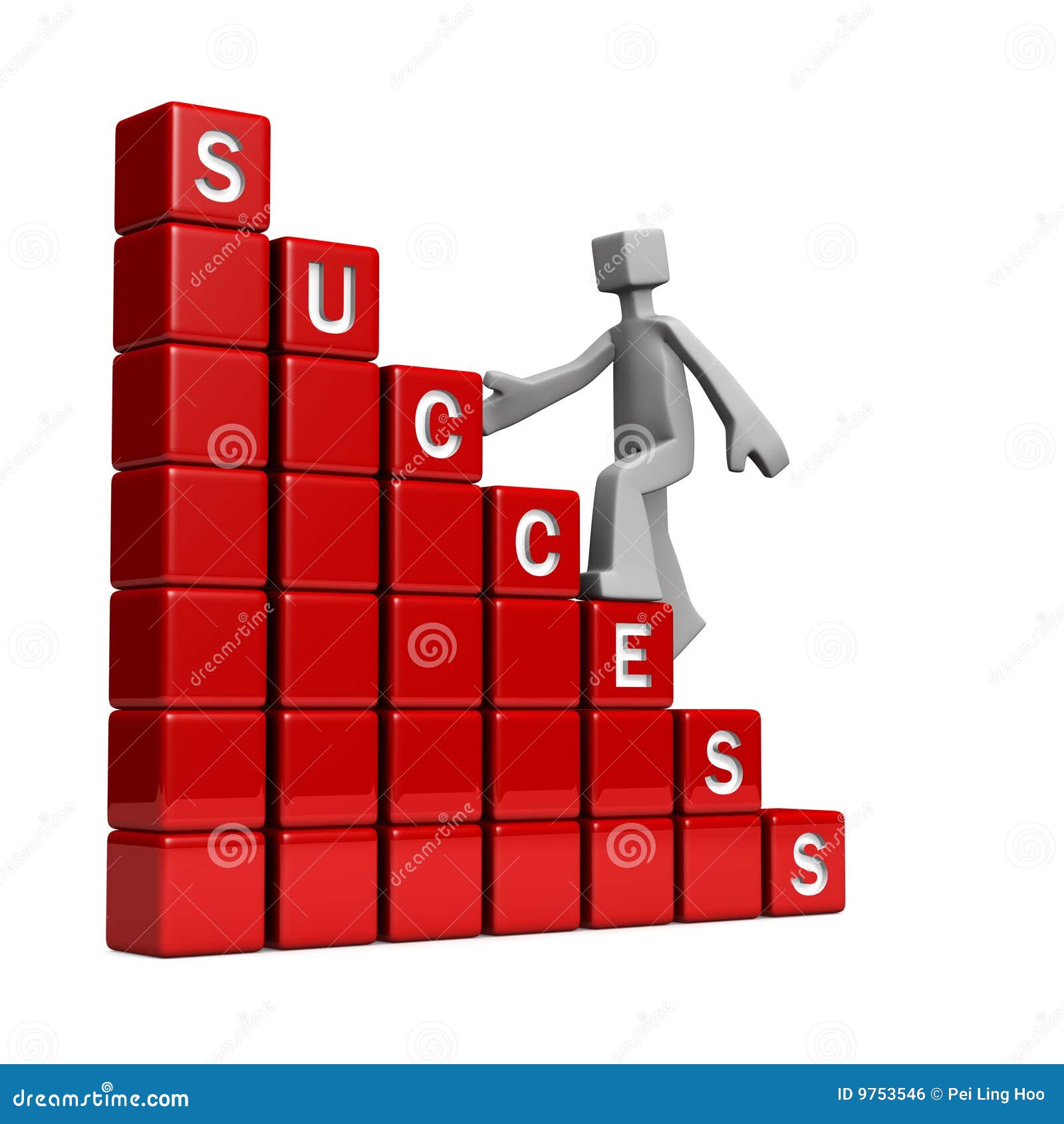 Way to success concept stock illustration. Illustration of confident ...