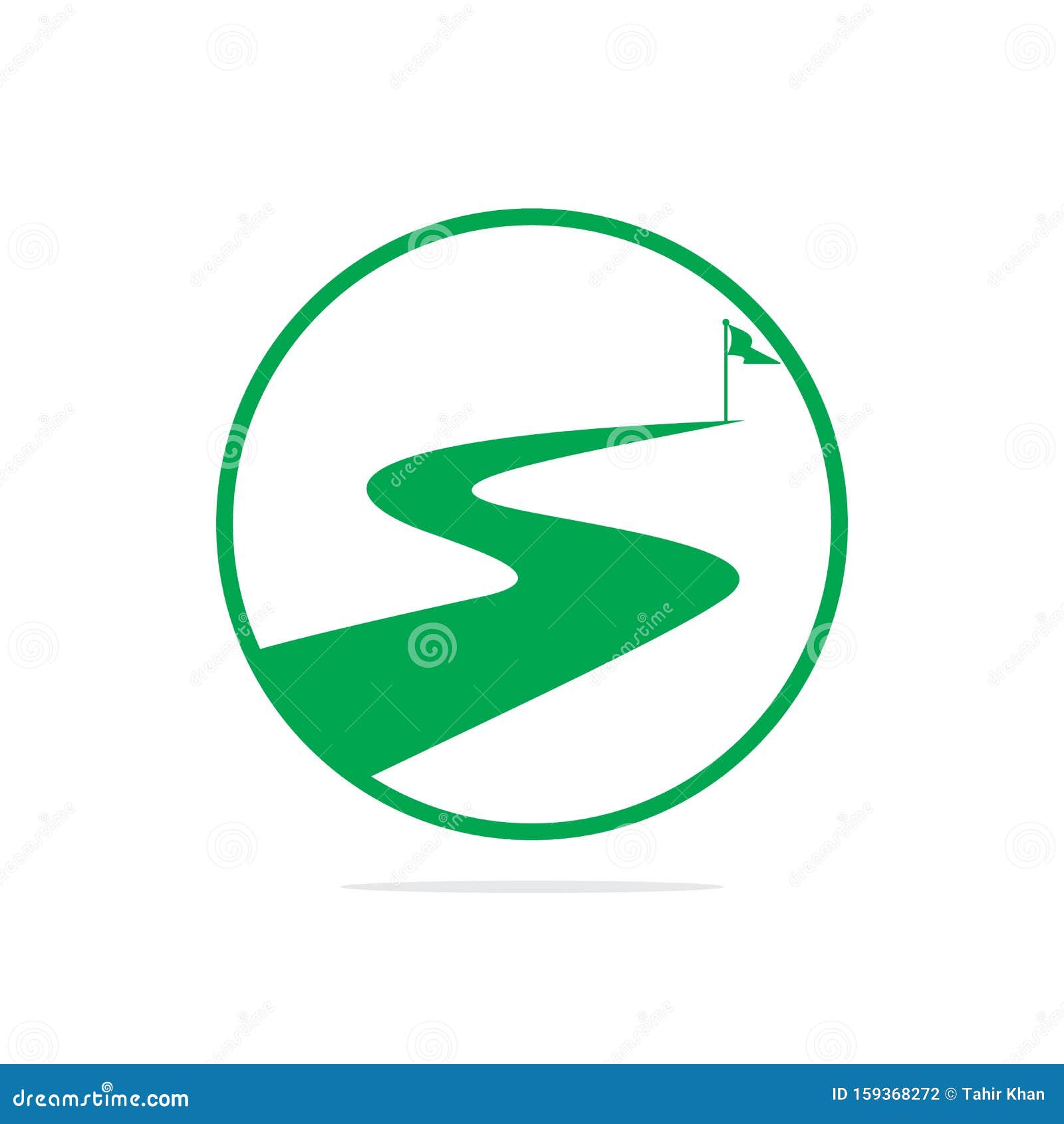 Way To Success Vector Logo Design. Stock Vector - Illustration of ...