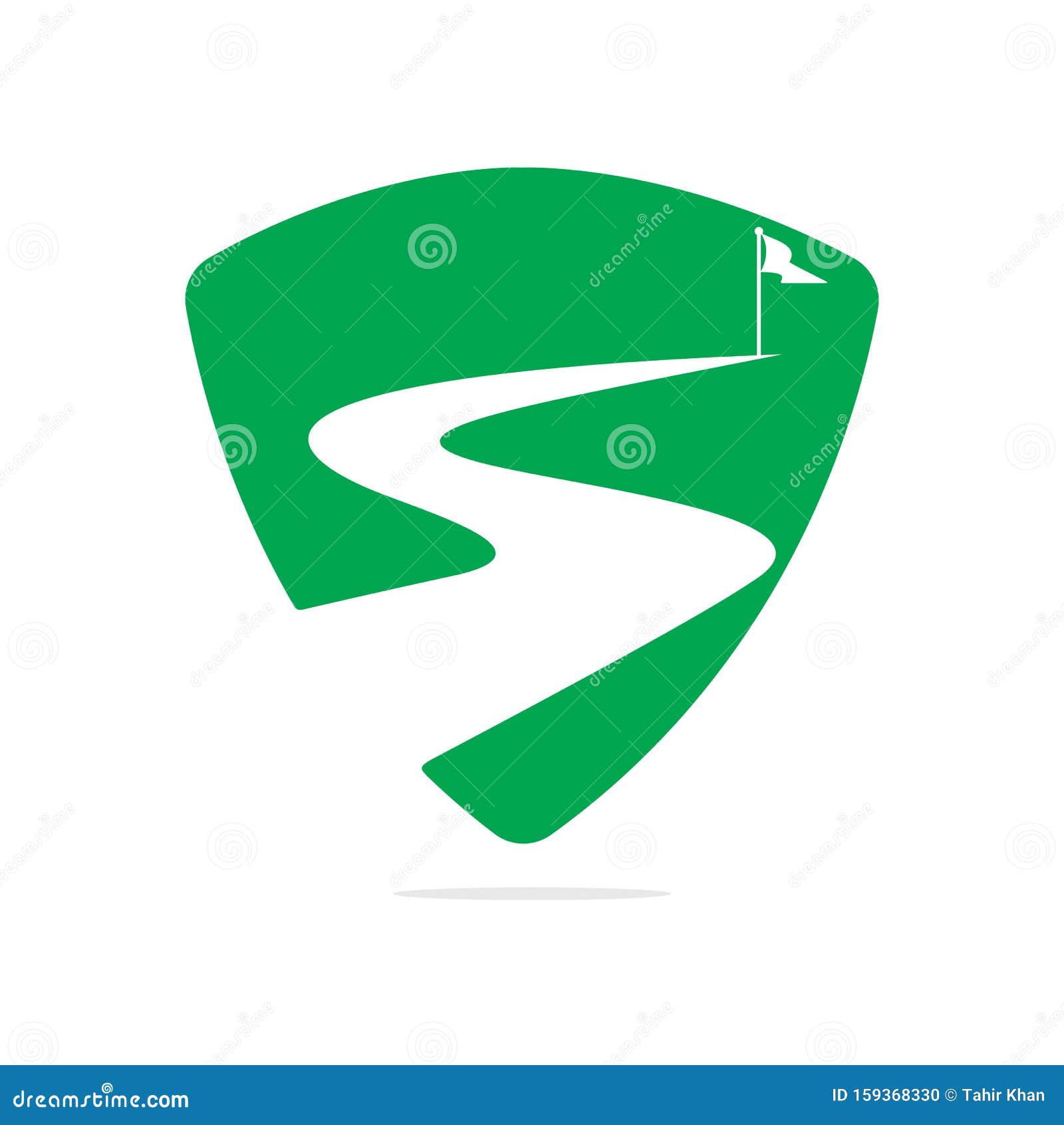 Way To Success Vector Logo Design. Stock Vector - Illustration of ...