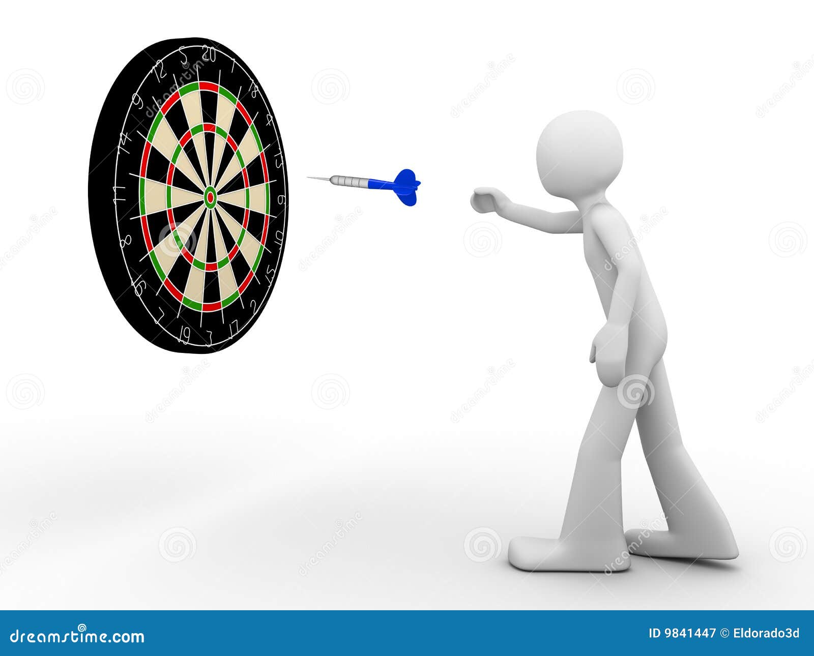 Way to the target! stock illustration. Illustration of inspiration ...