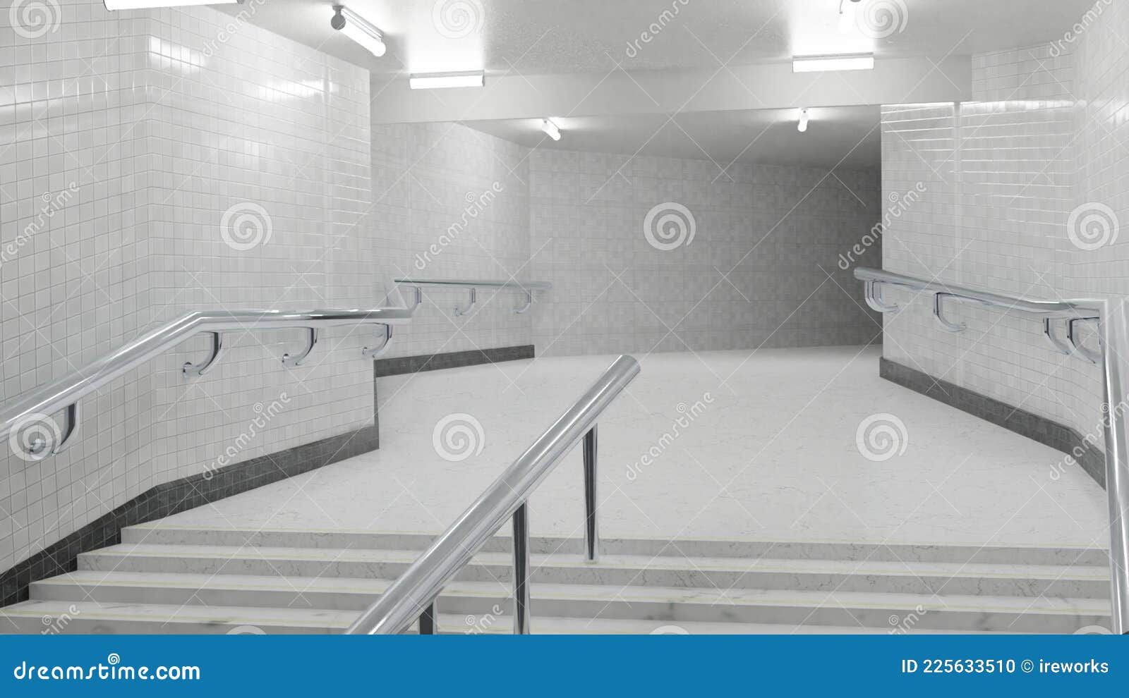 On the Way To the Underground Stock Illustration - Illustration of ...