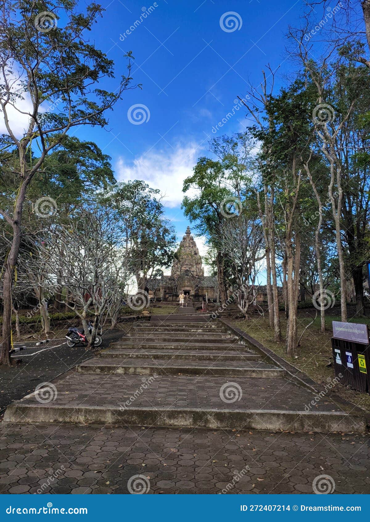 This Way To Walk at Castle in Thailand & X28;blue Sky& X29; Stock Photo ...