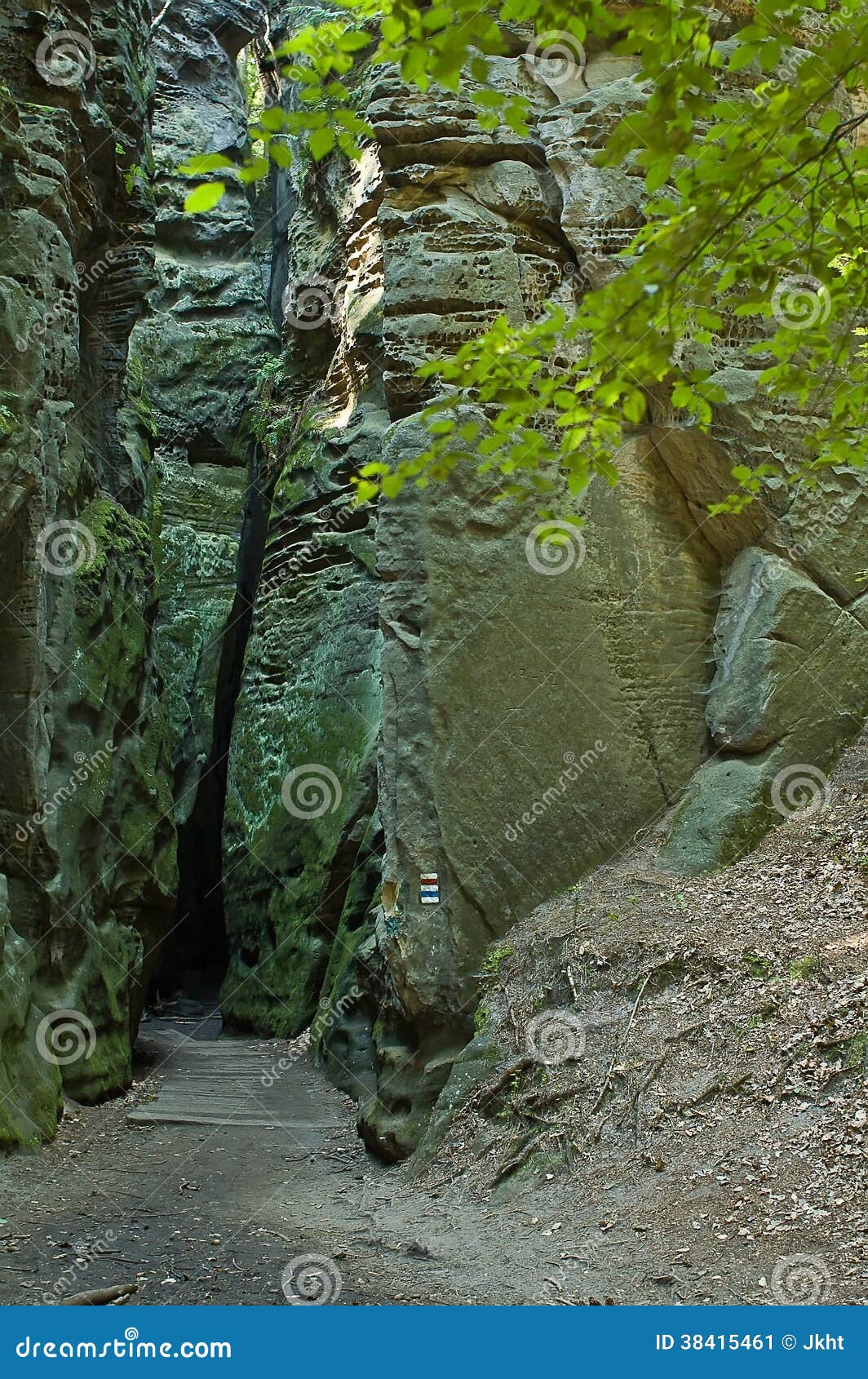 Way trough rocks stock image. Image of natural, geological - 38415461