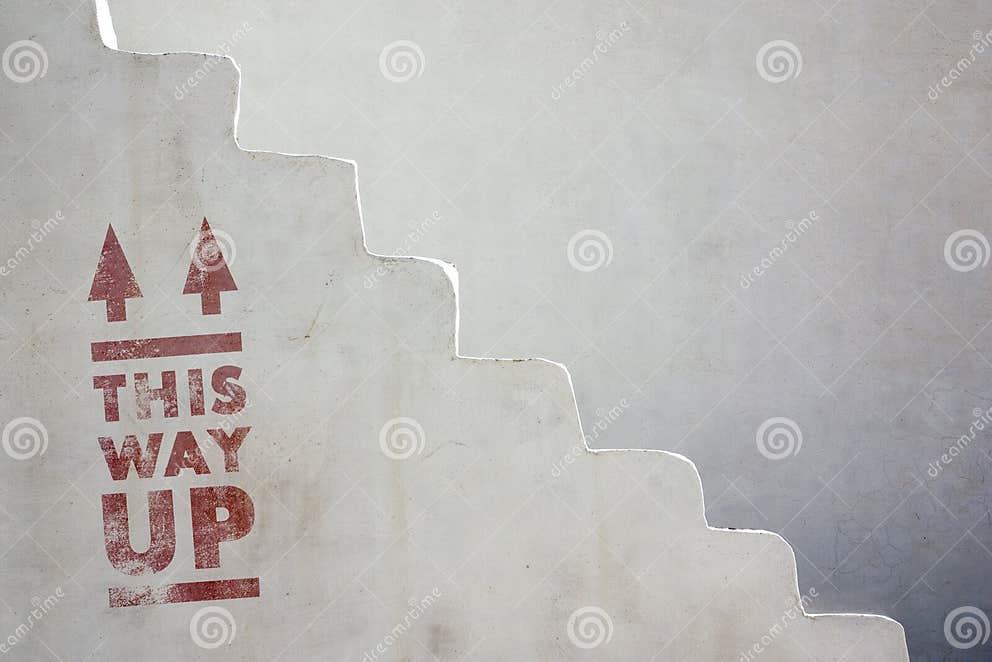 This Way Up stock photo. Image of step, ascent, accretion - 14856072