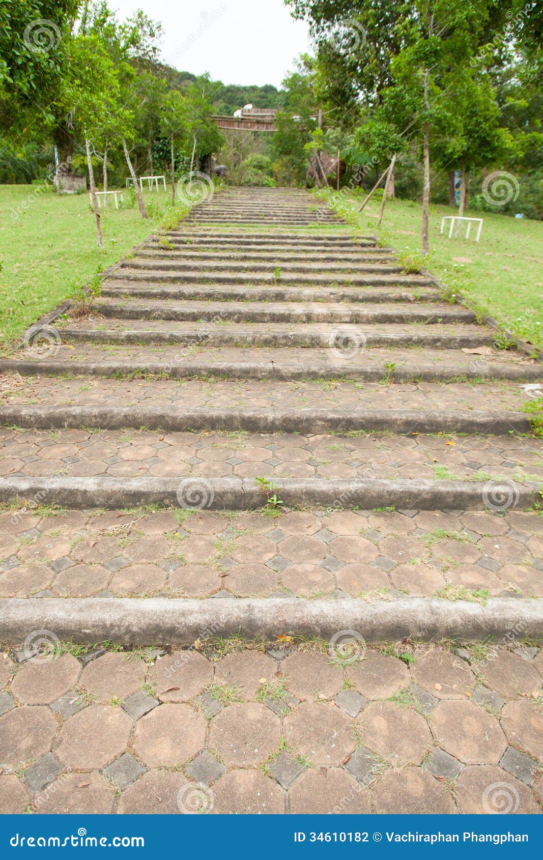 Way up the ladder. stock photo. Image of footpath, climb - 34610182
