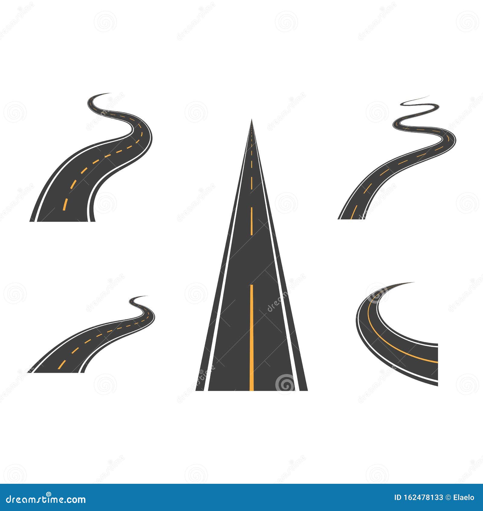 Way Vector Icon Illustration Design Stock Vector - Illustration of turn ...