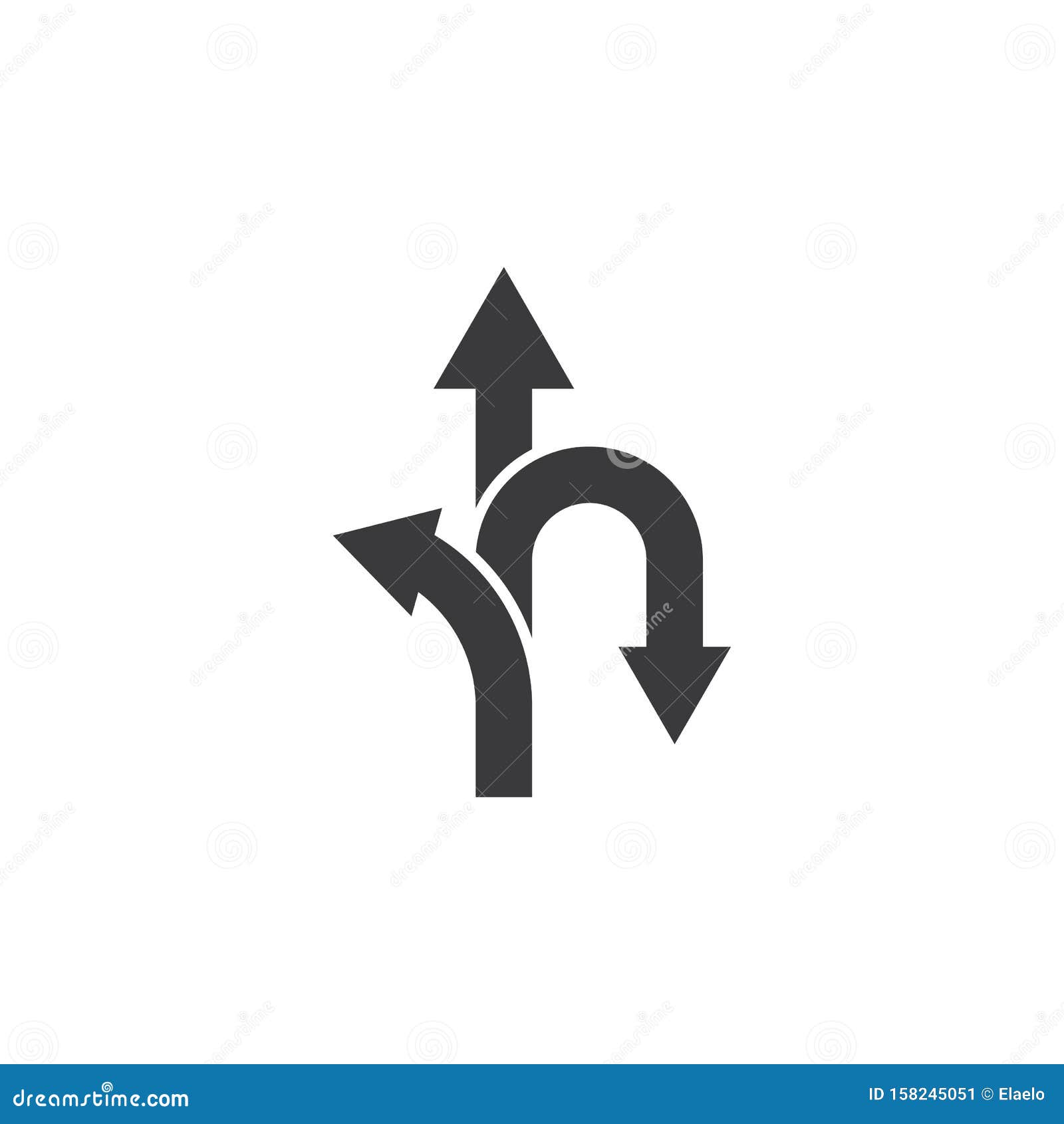 Way Vector Icon Illustration Design Stock Vector - Illustration of ...